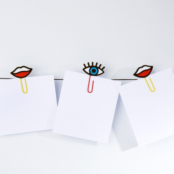 Clips con formas de Guiños