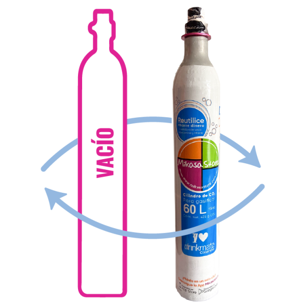 Recarga Cilindro de Gas - Sodastream Quick Connect